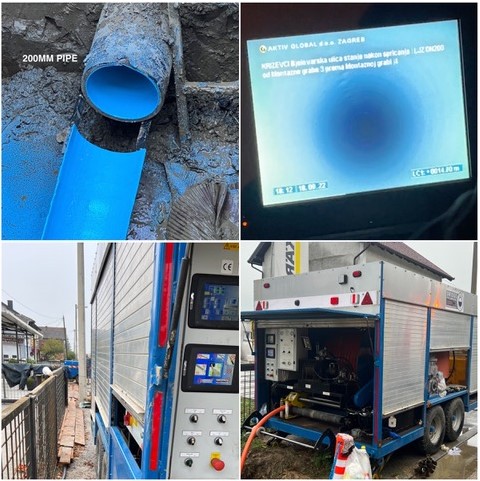 Resiline and Schur-BPH complete first Spray in Place Pipe lining project in Croatia - UKSTT